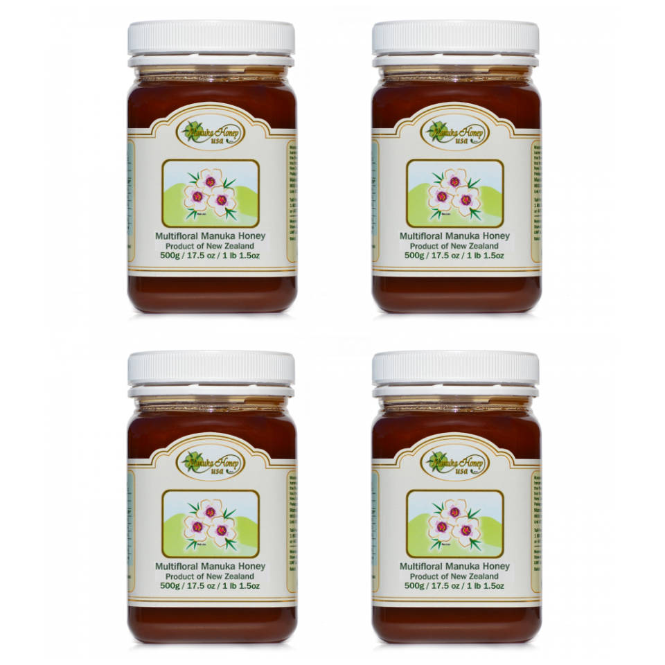 Pure Multifloral Manuka Honey 17.5oz - Natural Sweetener